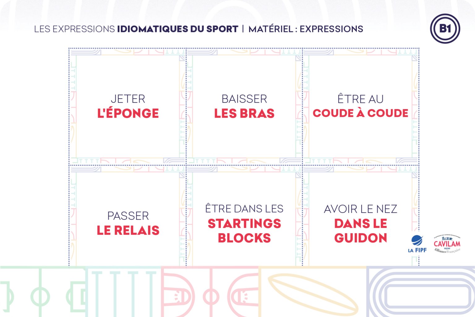 Expressions idiomatiques - OLYMP'KIT