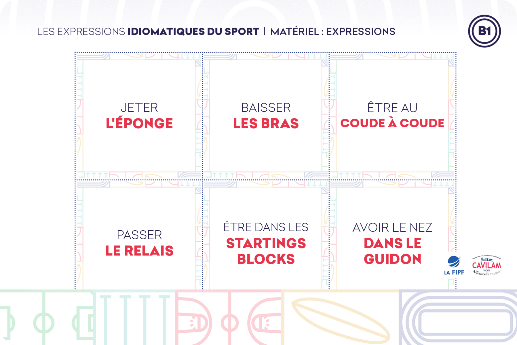 Expressions idiomatiques - OLYMP'KIT