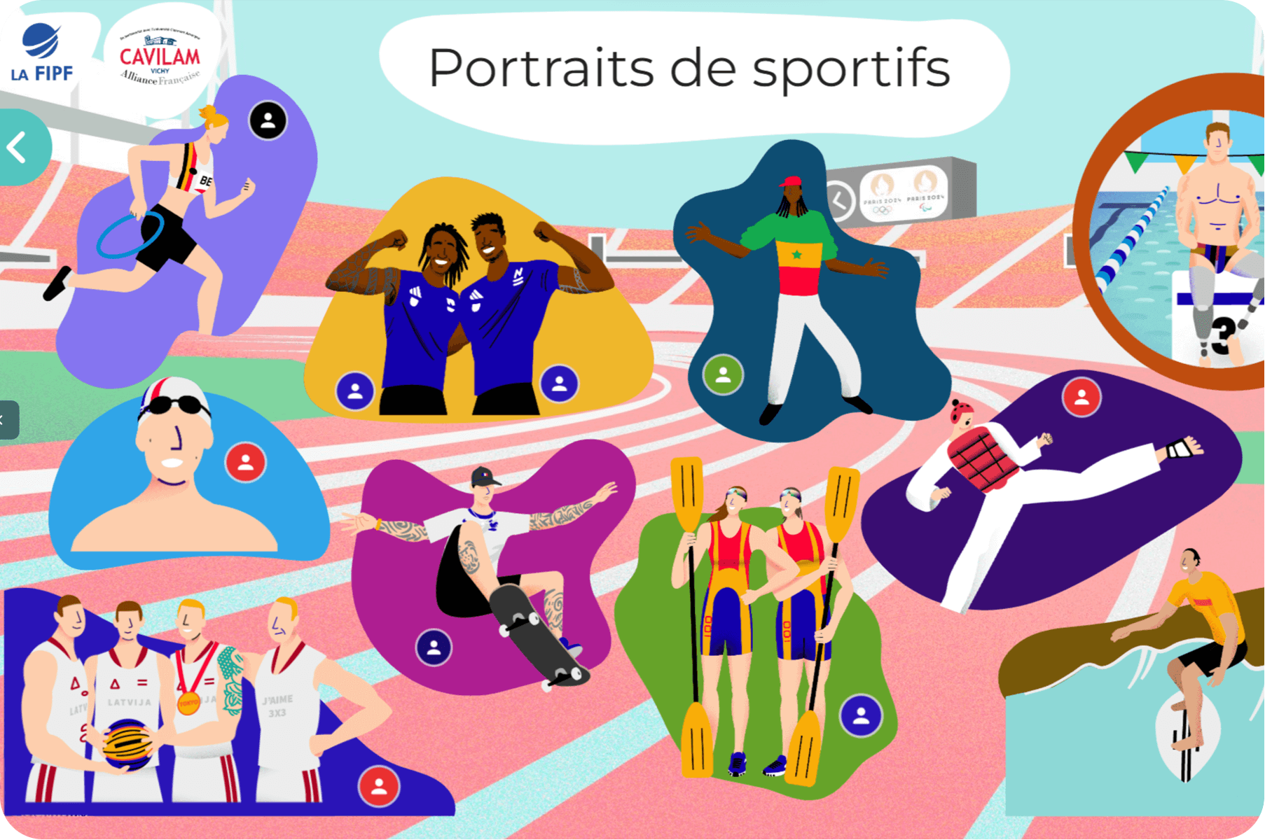 Portraits de sportifs - OLYMP'KIT